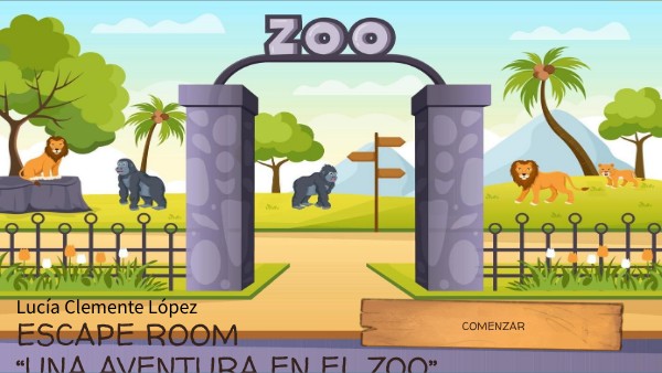 Escape room “Una aventura en el zoo”
