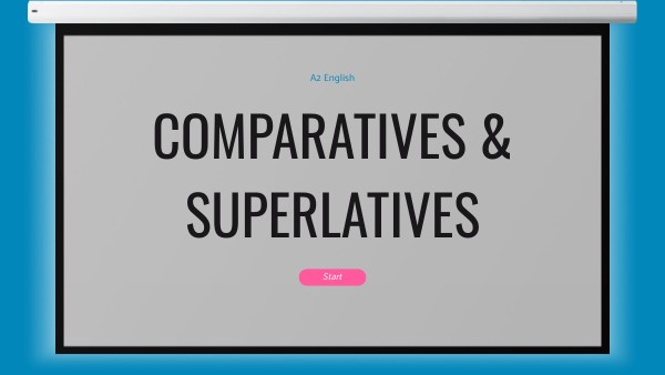 Comparatives & Superlatives - theory A2 | Genially