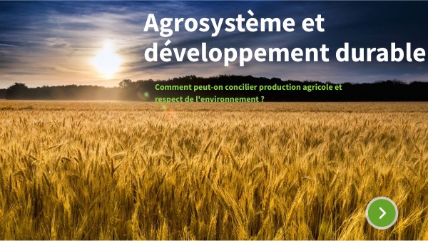 Agro seconde élève | Genially