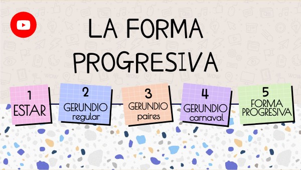 La forme progressive - CARNAVAL 2024 | Genially