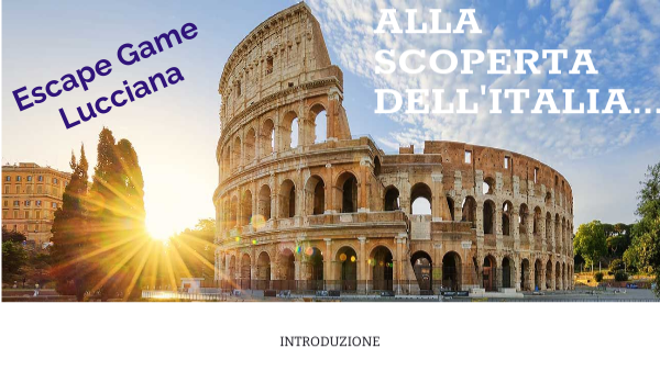 ESCAPE GAME : ALLA SCOPERTA DELL'ITALIA élèves