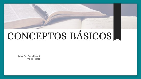 Conceptos básicos