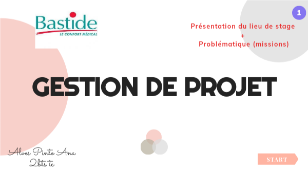 CCF de Gestion de projet BTS BLANC | Genially