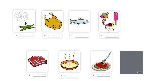 flashcards food - Today is Monday | Genially
