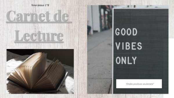 Carnet de lecture | Genially