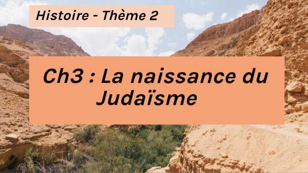 H6 : La naissance du Judaïsme