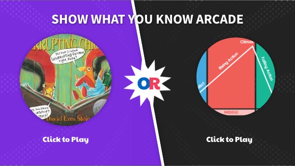 Show what you know Arcade | Genially