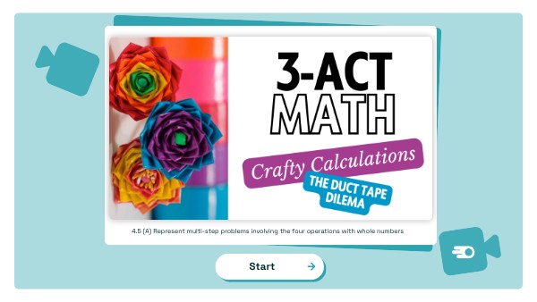 3ActMath- Crafty Calculation