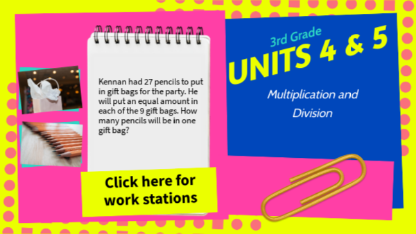Units 4 & 5 Multiplication & Division | Genially