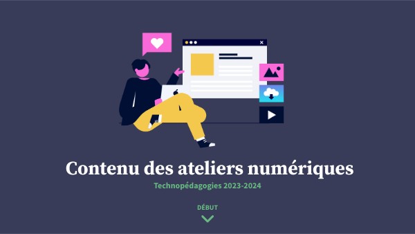 Ateliers numériques | Genially