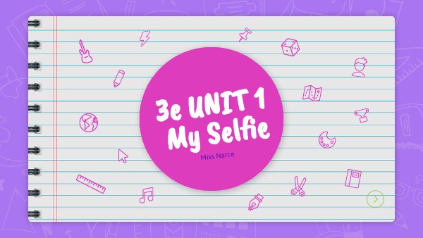 3e UNIT 1 part 2 MY SELFIE | Genially