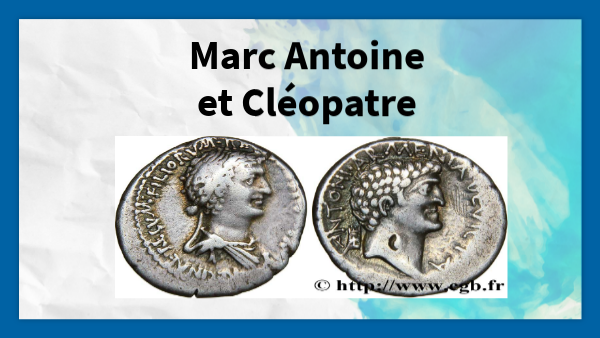 Cleopatre et Marc Antoine