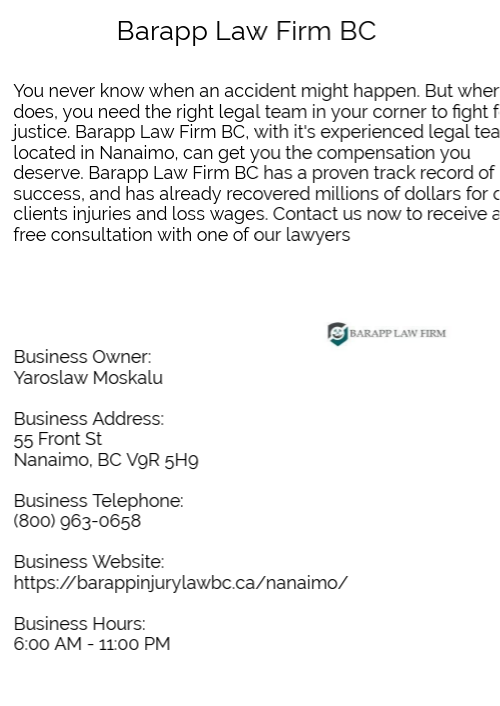 Barapp Law Firm BC | Genially