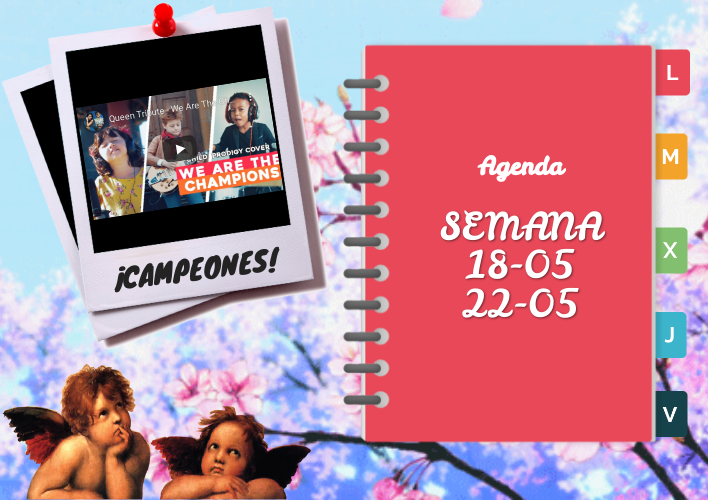 AGENDA SEMANA 18/22 DE MAYO. ESCUELA DE ENTRALGO