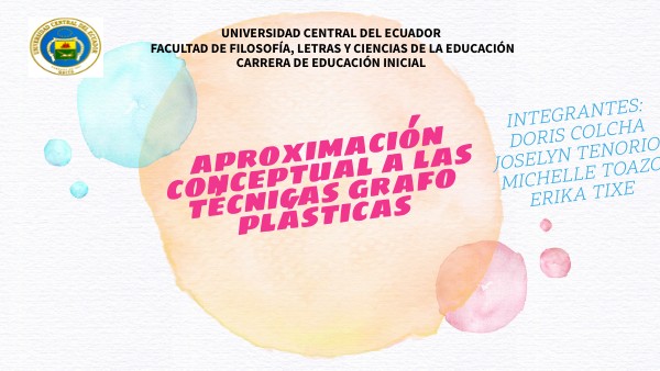 TÉCNICAS GRAFO PLÁSTICAS | Genially