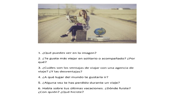 Conversación sobre viajes