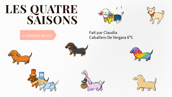 Les quatre saisons | Genially