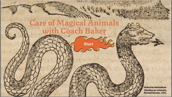 Ariston - Care of Magical Creatures Class | Genially