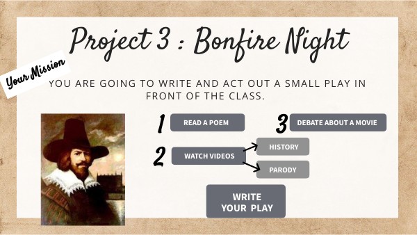 Bonfire Night - Project 3 | Genially