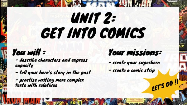 Get into comics - 3e | Genially