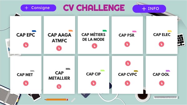 CV CHALLENGE | Genially