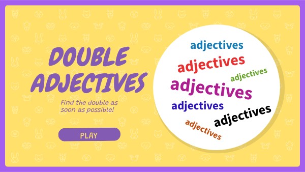 5th Double adjectives | Genially