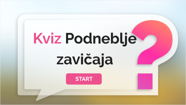 Kviz- podneblje zavičaja | Genially