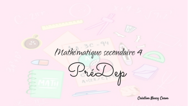 Secondaire 4 | Genially