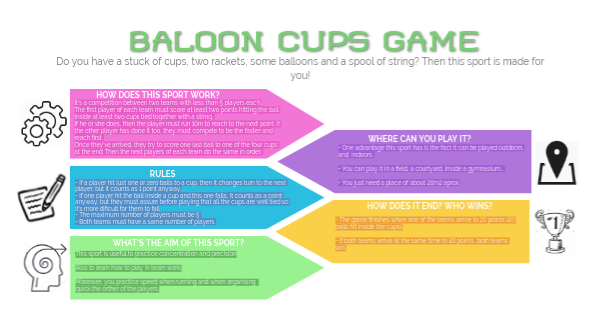 Baloon Cups Game | Genially