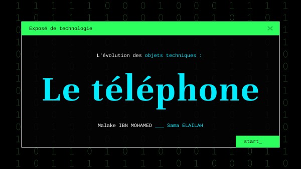 Le téléphone