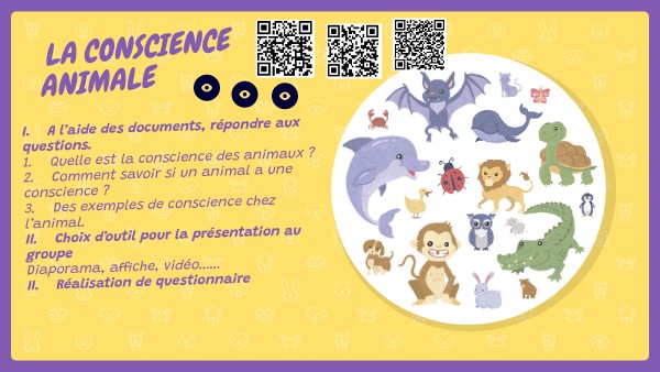 Conscience animale | Genially