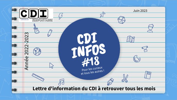 CDI INFOS Juin 2023 | Genially