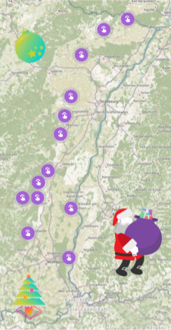 Marchés de Noël temporaires d'Alsace | Genially