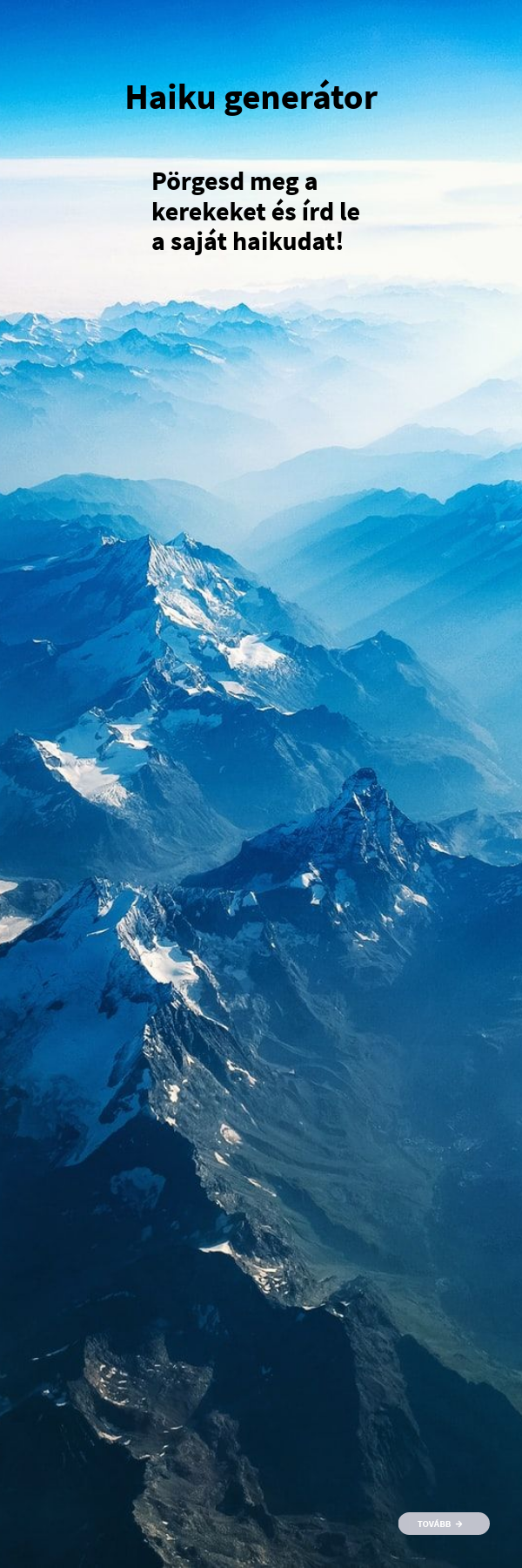 Haiku generátor | Genially