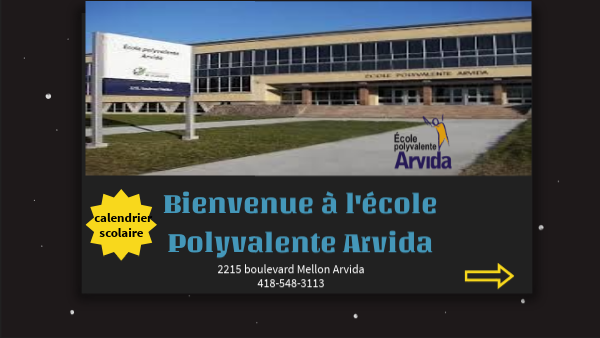 Présentation Poly Arvida version supplémentaire | Genially