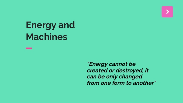 Energy and machines | Genially