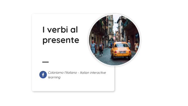 Verbi al presente | Genially