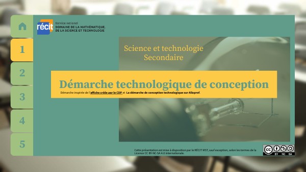 Démarche de conception technologique | Genially