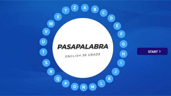 PASAPALABRA 3rd grade | Genially