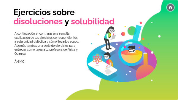 Ejercicios UD Disoluciones y solubilidad | Genially