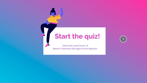 Bloom's Taxonomy Quiz