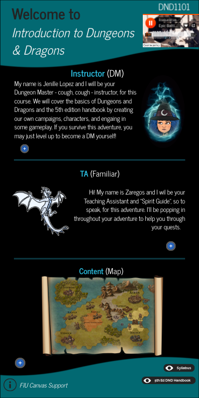 Jeni's Employee Sandbox DND Course