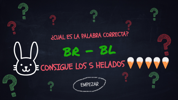 ELIGE LA R CORRECTA-BR/BL | Genially