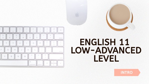 Low advanced - Course introduction | Genially