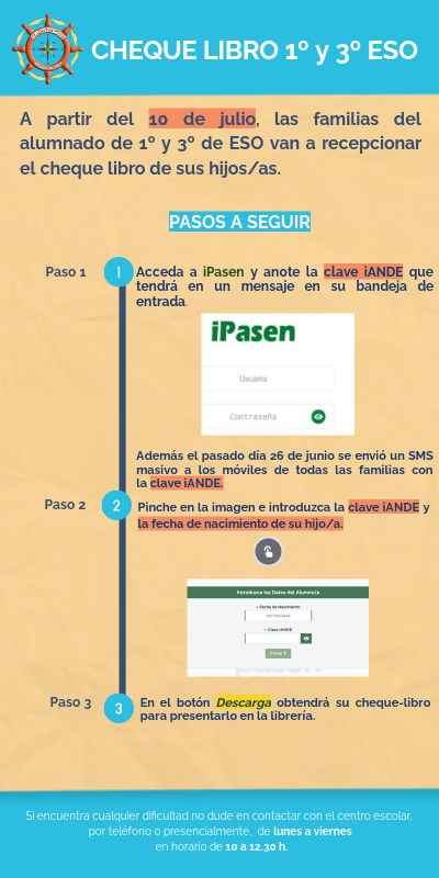 Información cheque-libro | Genially