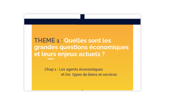 CGEco T1 chap 1 2022 | Genially