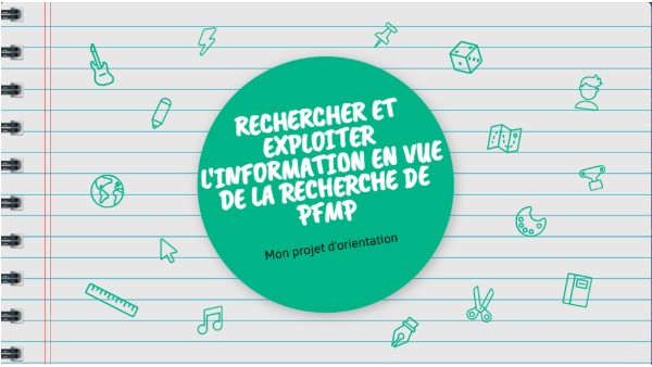 mon projet d'orientation 2mrc | Genially