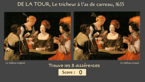 DE LA TOUR jeu des différences | Genially