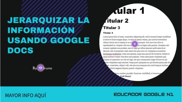 Jerarquizar la Información usando Google Docs | Genially