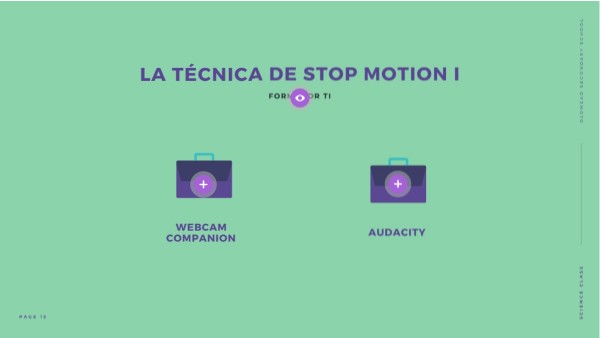 La técnica de stop motion | Genially